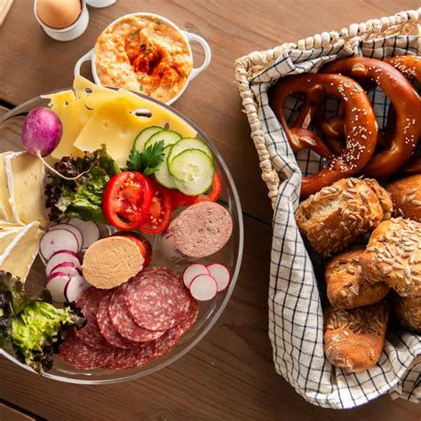 Traditional German Breakfast Munich