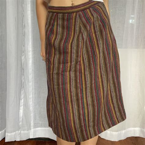 Stunning Retro 1970s Midi Skirt 👜 By The Brand Depop