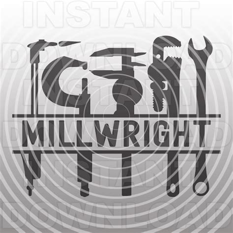 Millwright Tools Svg Etsy