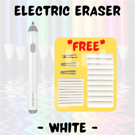 Tenwin Battery Operated Automatic Eraser Drawing Art Refills Tenwin Electric Eraser With 20