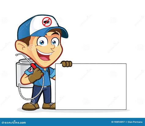 Bug Exterminator Cartoon