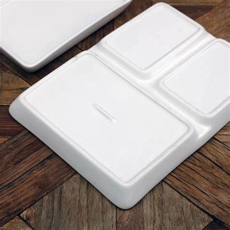 ₩46668에서 접시 흰색 뼈 중국 분배기식당 트레이북유럽 스타일 분리기 플레이트 Dhgate