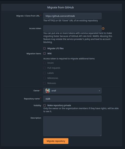 Migrating From Github To Codeberg Forgejogitea Notes Christoph Mewes