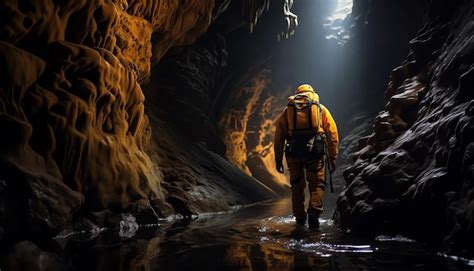 premium photo unveiling mysteries in the depths of caving