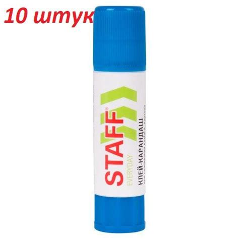 Клей-карандаш STAFF "EVERYDAY" 8г, 10 штук - купить с доставкой по ...