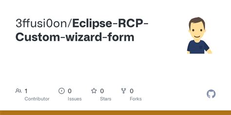 GitHub Ffusi On Eclipse RCP Custom Wizard Form
