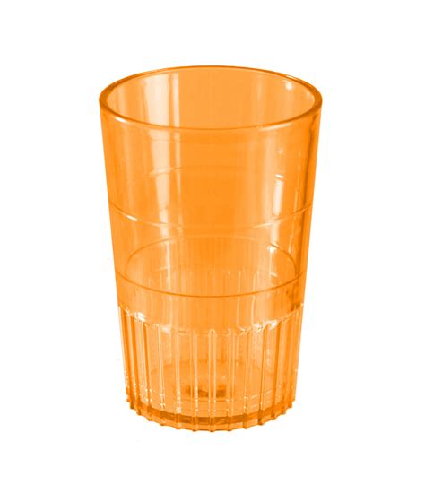 Plastic Shot Glass With 1oz Pour Line Orange Tumblers And Trays Inc