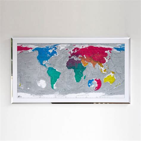 Classic World Map By The Future Mapping Company