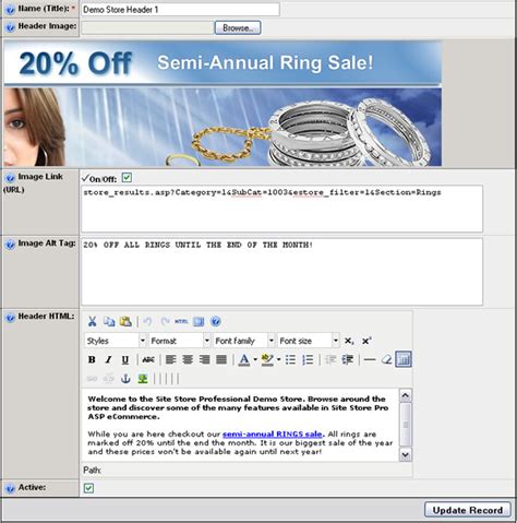 Store Dynamic Store Header Display Content Store Index Php