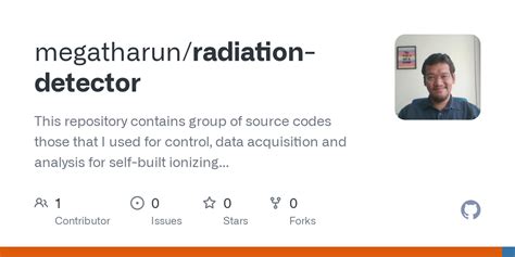 Github Megatharun Radiation Detector This Repository Contains Group Of Source Codes Those