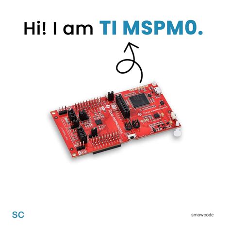 Smowcode On Linkedin Texasinstruments Smowcode Microcontroller