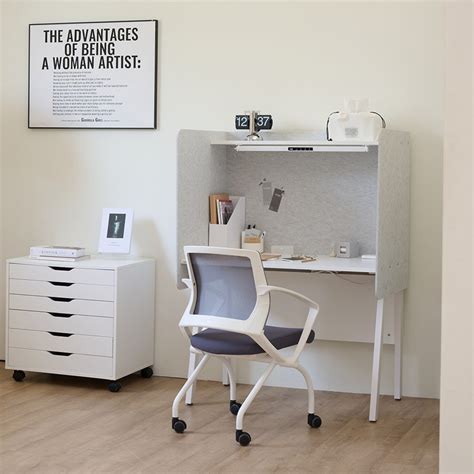 모벨러 W1000 집중력 향상 1인 독서실책상 공부방 스터디 학생 성인 칸막이 데스크