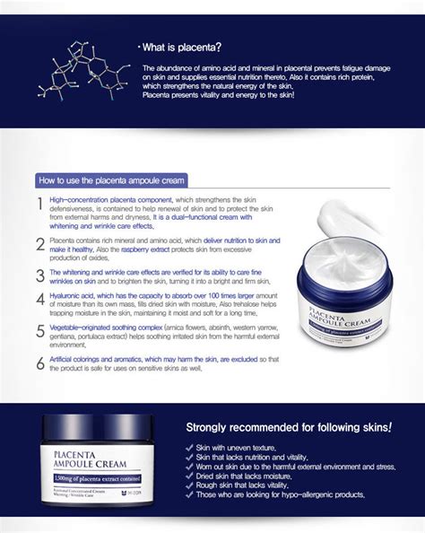 MIZON Placenta Ampoule Cream 50ml | YesStyle