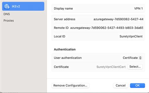 Azure Vpn Connection Failed（macos） Microsoft Qanda