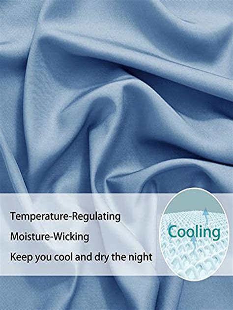 100 Bamboo Cooling Sheets Queenking Size Set Cool Sheets For Hot