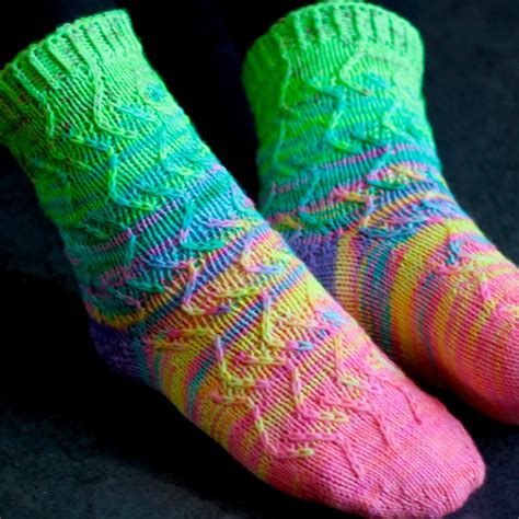 Bass Sonic Texture Socks From The Periwinkle Dragon