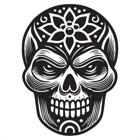 Tattoo Skull Clipart Illustration For Bold Artistic Designs 55101217