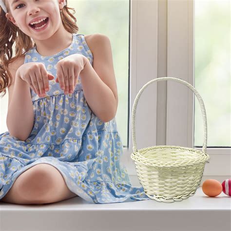 Rollback Mini Easter Baskets For Crafts Decor Mini Rattan Picnic Basket