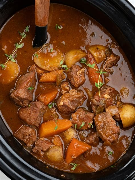Best Slow Cooker Lamb Stew Recipe Video The Flavours Of Kitchen