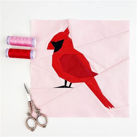 Cardinal Quilt Pattern Etsy