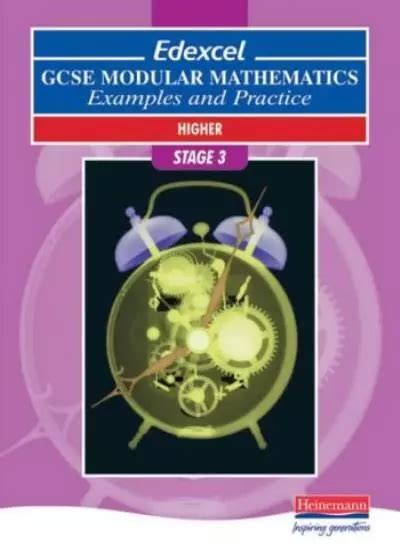EDEXCEL GCSE MODULAR Mathematics Higher Stage Examples And Pr EUR PicClick FR
