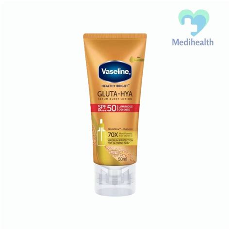 Vaseline Gluta Hya Serum Burst Sunscreen Luminous Defense Spf 50 Pa