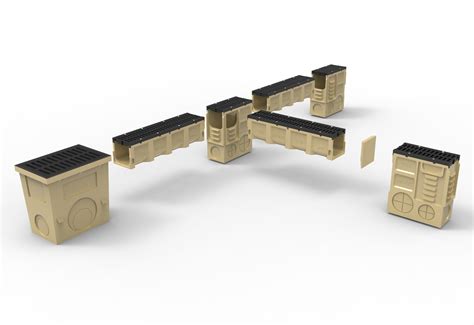 Durable Highway Polymer Concrete Catch Basin Polymer Concrete Water