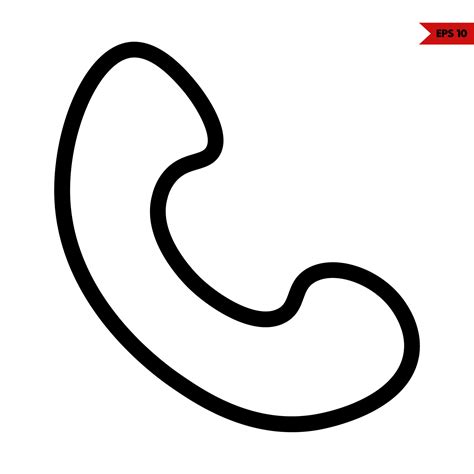 Cell Phone Line Icon 21831246 Vector Art At Vecteezy