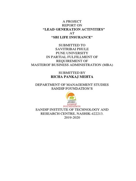 Lead Generation Project No2 Pdf Insurance Marketing