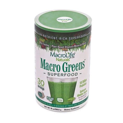 Macro Greens Macrolife Naturals Macro Greens Superfood