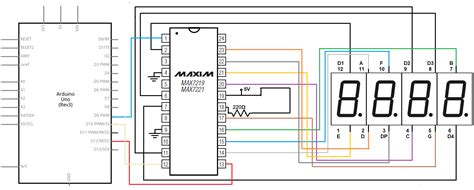 max7219cng elegoo 7 segment display common cathode not displaying r