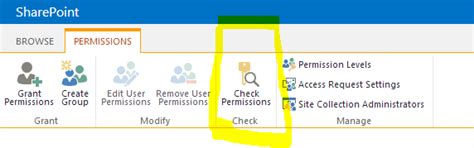 user permissions sharepoint 2013 central administration page and sub