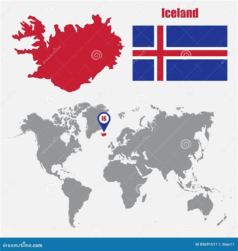 Islandia World Map
