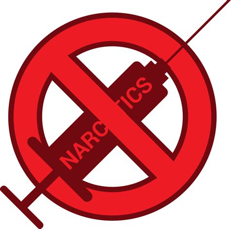 No Drugs Sign Narcotics 36652658 Vector Art At Vecteezy