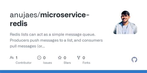 Github Anujaesmicroservice Redis Redis Lists Can Act As A Simple Anuj Singh