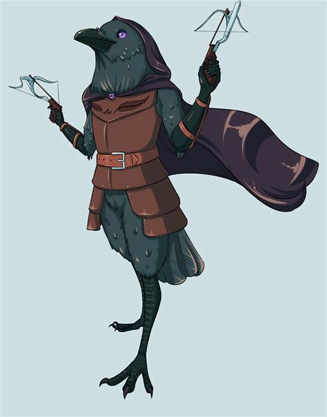 Dnd Kenku Character Drawing Rbirdswhoarepeople