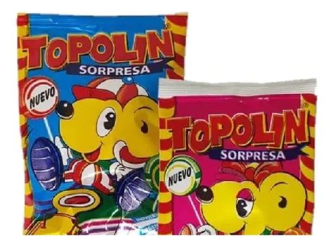Chupetin Topolin Sorpresa X 10 Unid Mercadolibre
