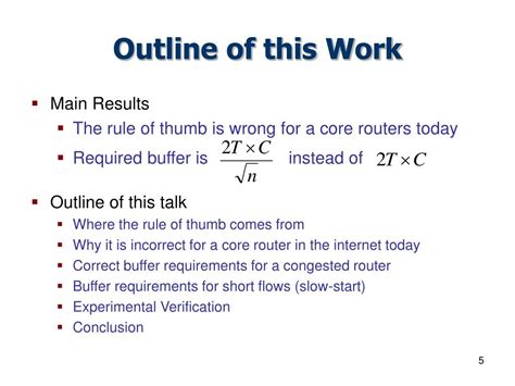 ppt sizing router buffers powerpoint presentation free download id