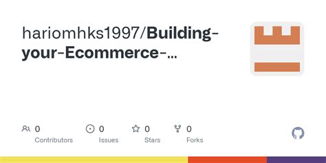 Github Hariomhks Building Your Ecommerce Website
