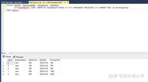 Sqlserver 窗口函数(over子句、排名函数等) 知乎 Sqlserver 窗口函数(over子句、排名函数等) 知乎