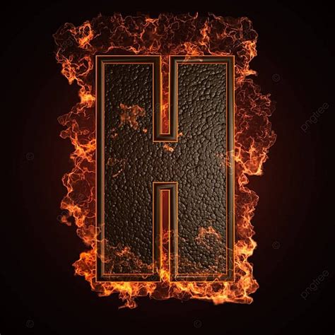 Burning Letter Flammable Typescript Sign Photo Background And Picture