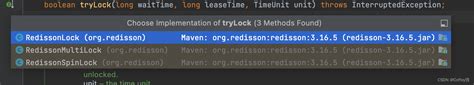 关于redission三个锁实现 redission lock csdn博客