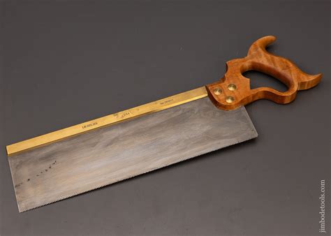 Large Lie Nielsen Brass Back Carcass Saw 111948 Jim Bode Tools