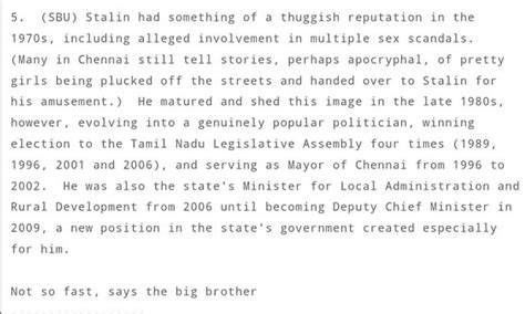Stalin Sex Scandals Source Wikileaks R Indiaspeaks