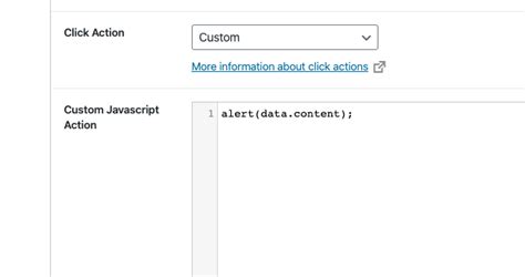 Pro Custom Click Actions Mapgeo