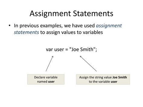 Ppt Javascript Assignment Statements Expressions G Lobal Functions