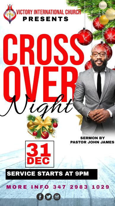 Crossover Template Postermywall