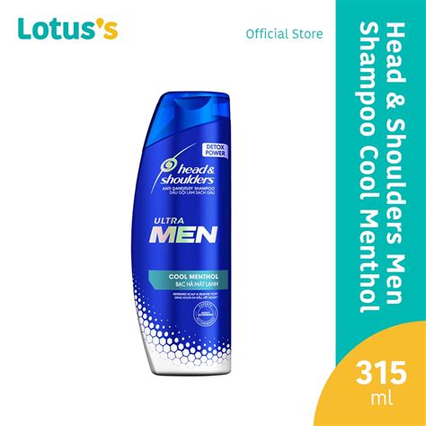 Head And Shoulders Shampoo Men Cool Menthol 315ml Shopee Malaysia