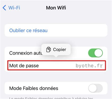 Comment afficher les mots de passe WiFi enregistrés sur un iPhone ou un