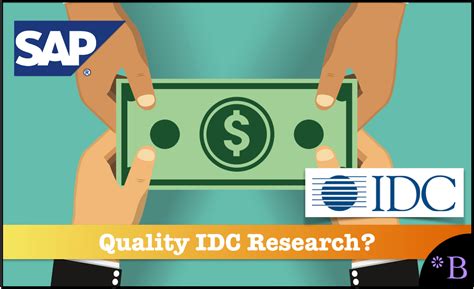 Idc Takes Money To Publish Sap Provided Sample On S4hana Brightwork